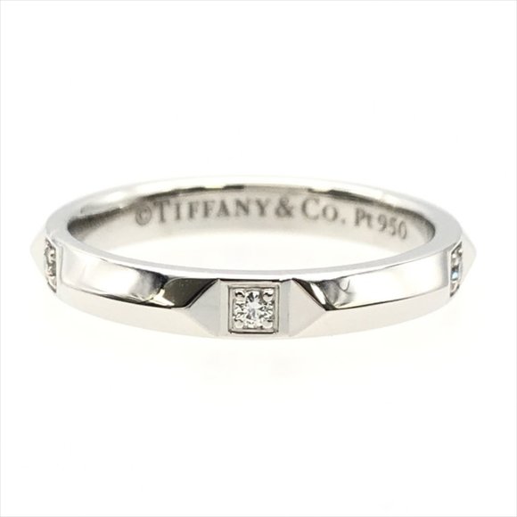 Tiffany & Co. | Jewelry | Tiffany Co True Band Ring 5p Diamond Size 8 Pt95 It4bn7q6id40 | Poshmark